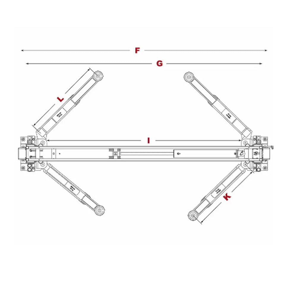GrandPrix GP-7LCS 7,000 lbs. Capacity 2 Post Lift 106.5” Height – Würth ...