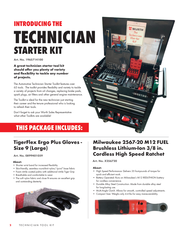 Technician Starter Kit – Würth Tools Official Store | The Official Home ...