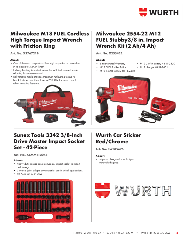Technician Starter Kit – Würth Tools Official Store | The Official Home ...