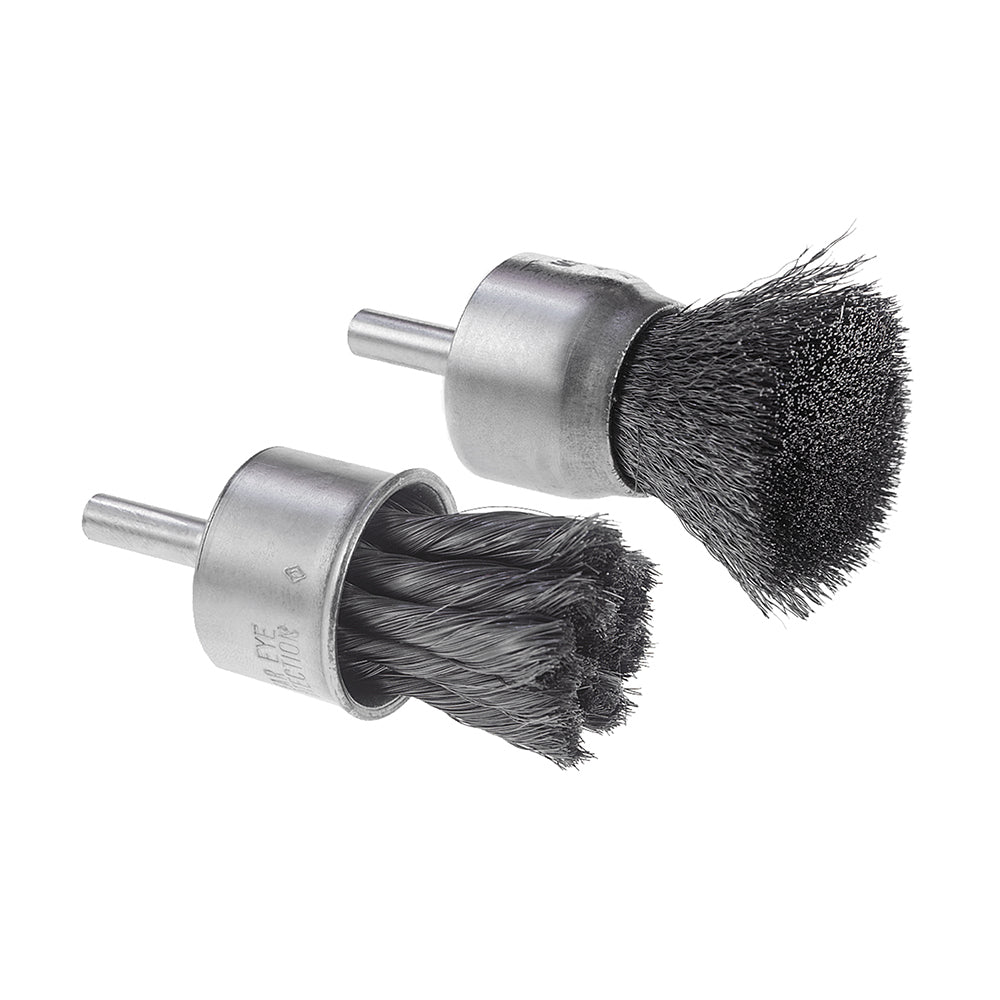 Wire End Brush - Fast Cut - Knot - 3/4 Inch - Carbon- Wire Size .014 ...